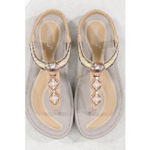 Saimeitu | Shoes | Kettymore Women Pearl Buckle Stylish Flat Surface ...